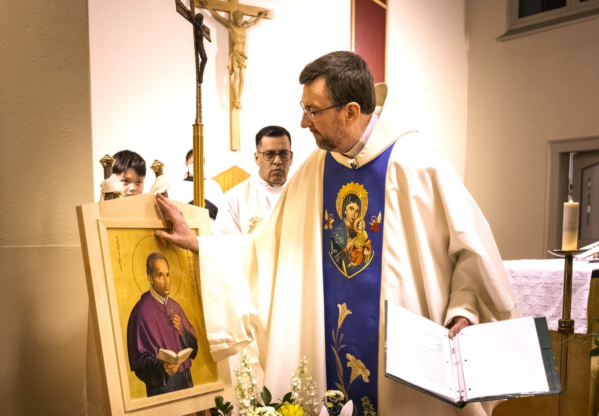 Anointing Icon - OLPH Church